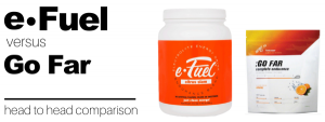 Infinit Go Far vs e-Fuel Electrolyte Hydration Drink Comparison